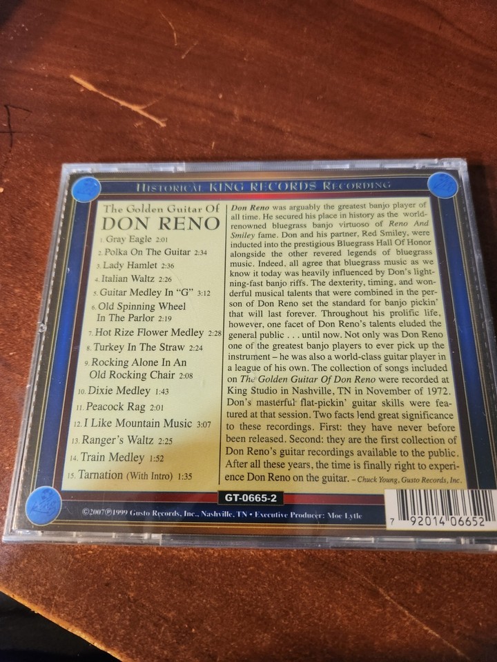 THE GOLDEN GUITAR OF DON RENO STILL SEALED CD | eBay