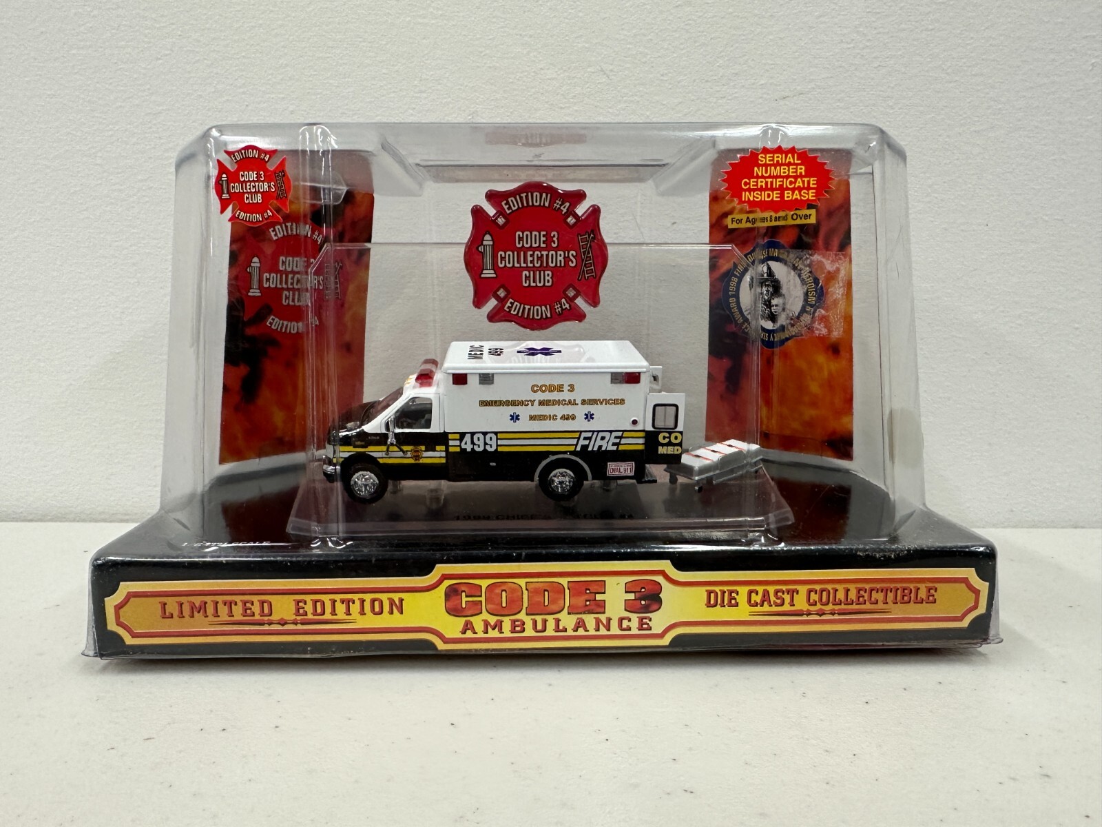 Code 3 Chief's Edition #4 Ford E350 Ambulance Fire 1 64 Replica for ...
