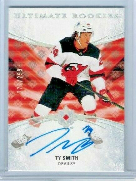 2020-21 Ultimate Collection Ty Smith Ultimate Rookies Auto RC #'ed 272/ ...