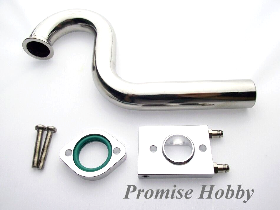 Stainless Steel Wrap to Center Header & Flange for Zenoah Marine Engine ...