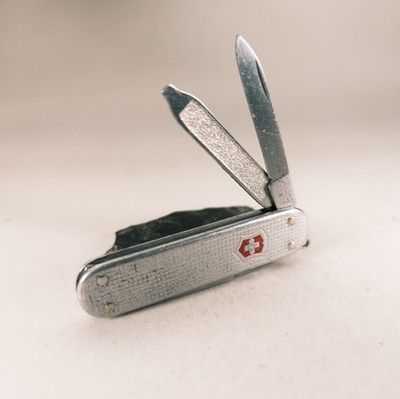Swiss Army Knife Victorinox 58mm Silver Alox Classic SD Pocket Knife ...