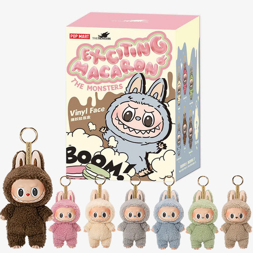 For Macaron Monsters Authentic labubu V1/(1 Blind Box ) QR code ...