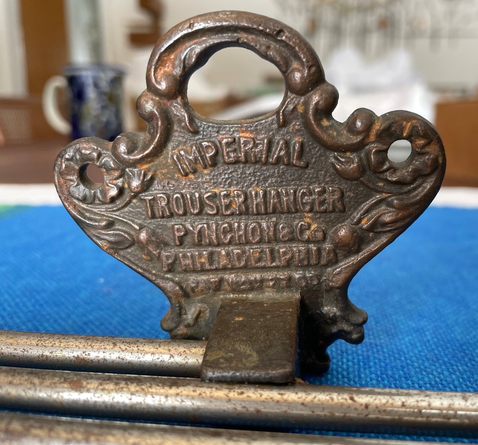 Early 1900’s Cast Iron Imperial Trouser Hanger Pynchon Scarf Hanger ...