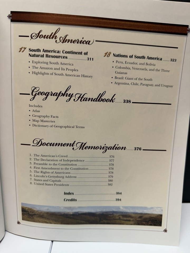 ABeka 6 New World History & Geography Set Student Textbook Activities ...