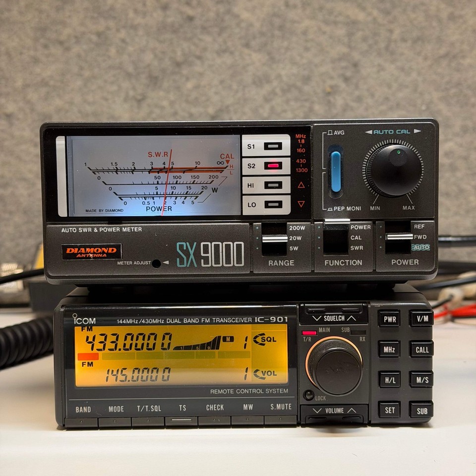 ICOM IC-901 144/430MHz 10W Mobile Transceiver + Original HM-12 Mic | eBay