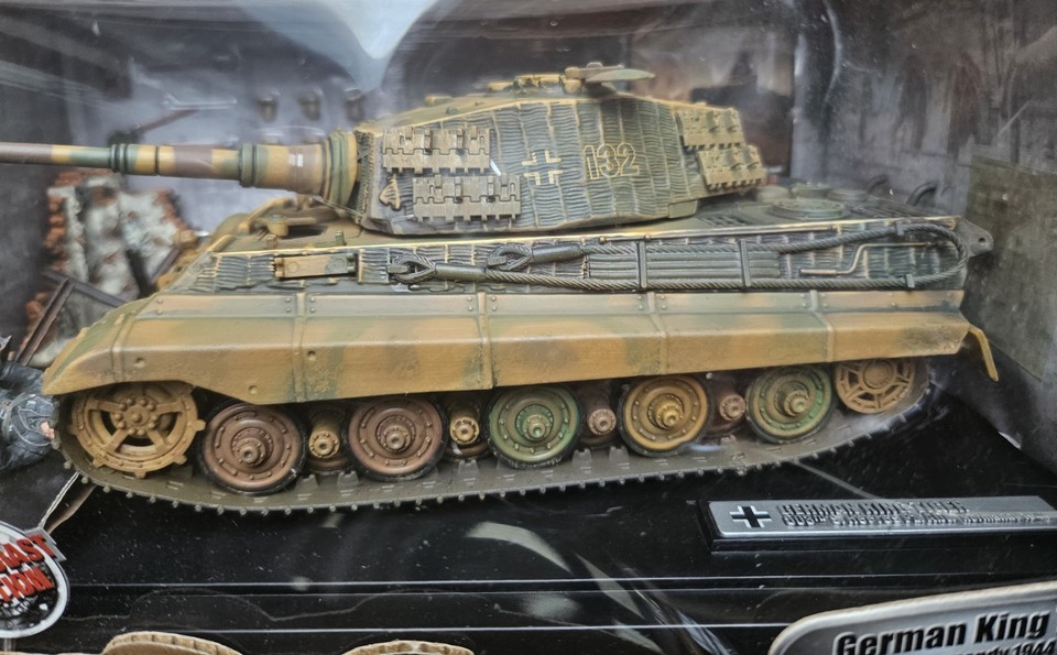 FORCES OF VALOR WWII GERMAN KING TIGER NORMANDY 1944 1:32 SCALE MIB | eBay