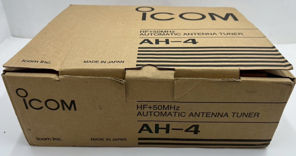ICOM AH-4 Tuner for IC-7000/7300/718/706MKIIG/746/756 + Cable + Box ...