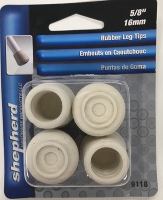 Shepherd 9118 5/8-Inch Rubber Leg Tips, 4-Pack | eBay