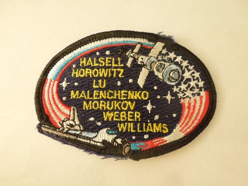 Small NASA Space Shuttle Mission STS-101 Atlantis Iron On Patch Dark Blue | eBay