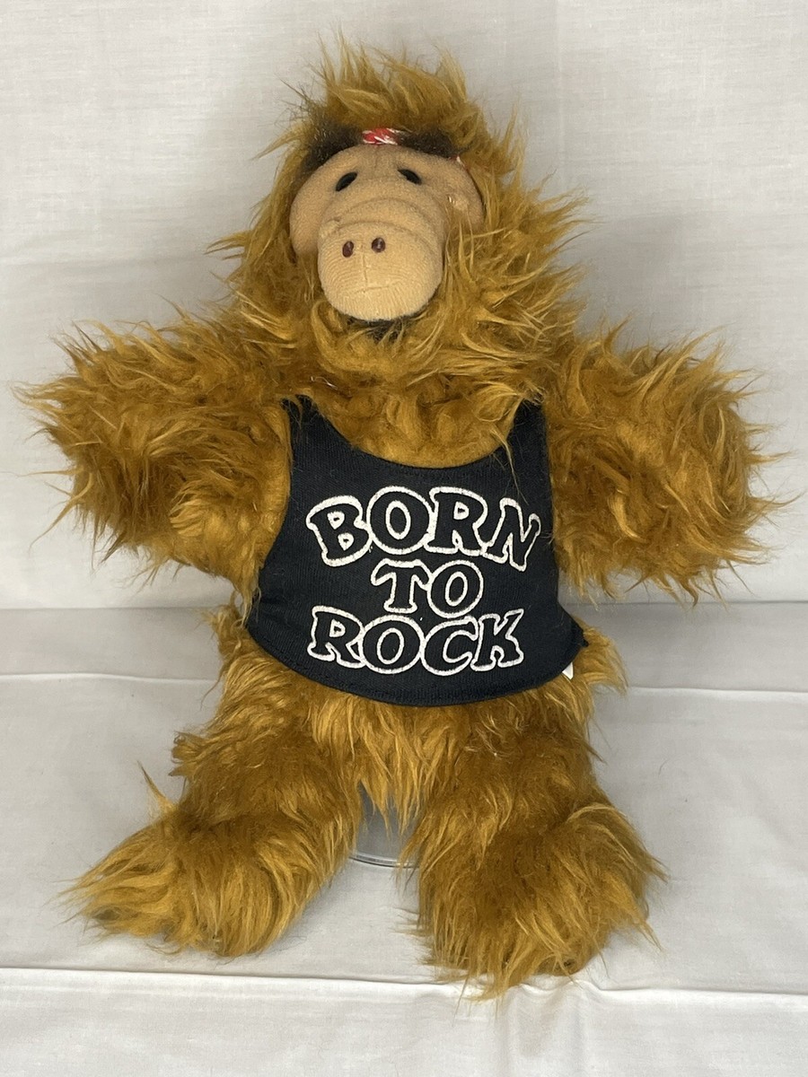 Alf Monkey Vintage Alf Plush Toy Hand Puppet 1980s, Collectable Small