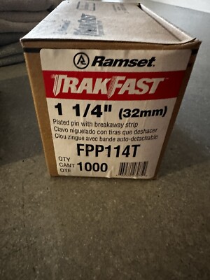 Ramset FPP114T TrakFast 1-1/4" Plated Pin Breakaway Strip and Fuel ...