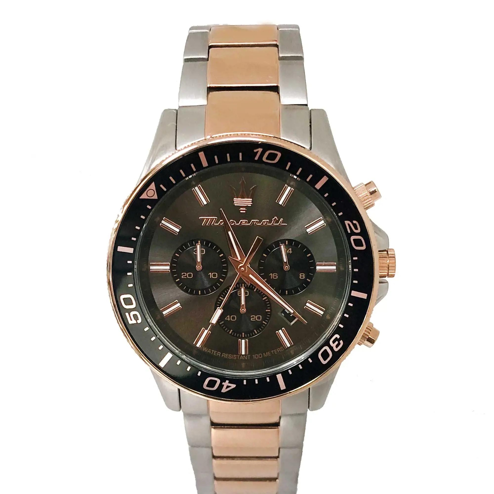 Maserati Men's Watch Chronograph SFIDA Bicolour Chrono R8873640002 for ...