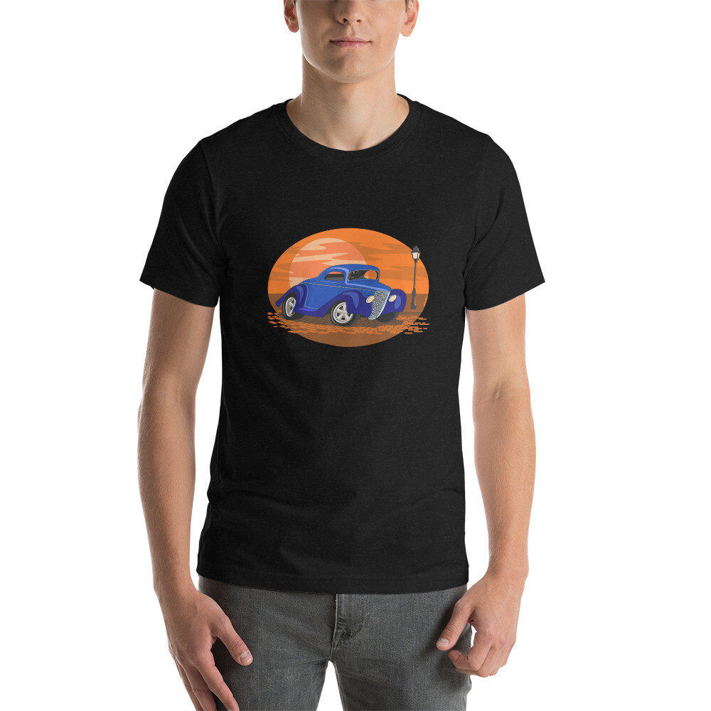 36 Ford Hot Rod Short-Sleeve Unisex T-Shirt, 1936 Blue Coupe, Original ...