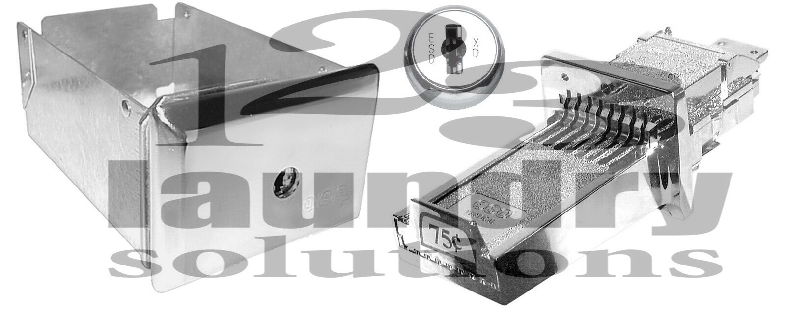 ESD V8 kit 6" coin box XD key & Coin slide V8-K-XD CONTINENTAL | eBay