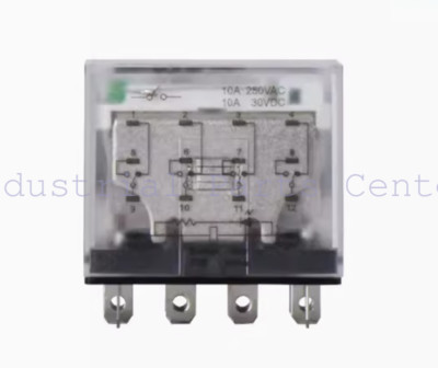 QTY:10HR710-4PL-12VDC intermediate relay+KMY4 Base | eBay