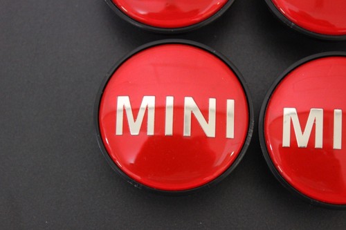 RED 02-16 36131171069 R53 R56 R50 R52 R60 R55 MINI Cooper Logo Wheel ...