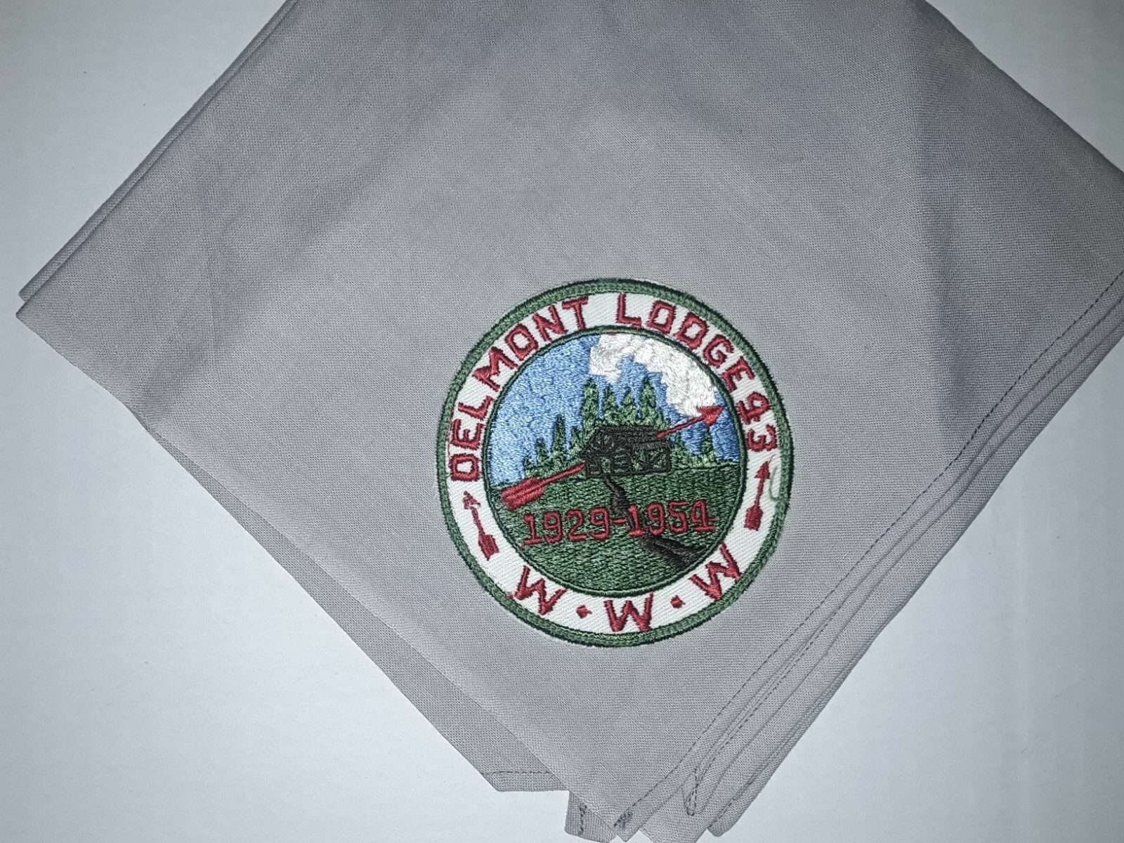 (OA),43 Delmont Lodge Neckerchief R-2,(1954,25th-ANNIVERSARY) | eBay