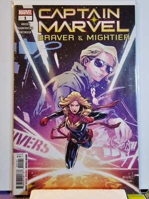 Captain Marvel Braver and Mightier #1 Comic 2019 Marvel Comics | eBay