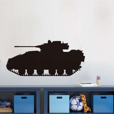 Waterproof Military Army Tank Vinyl Wall Sticker Removable | eBay