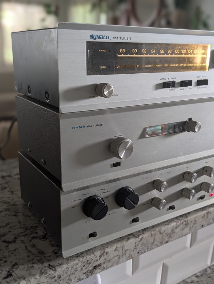 Dynaco Stereo 150 AMP Set with PAS -3 PreAmp, AU-7 Tuner & FM 5 FM MPX ...