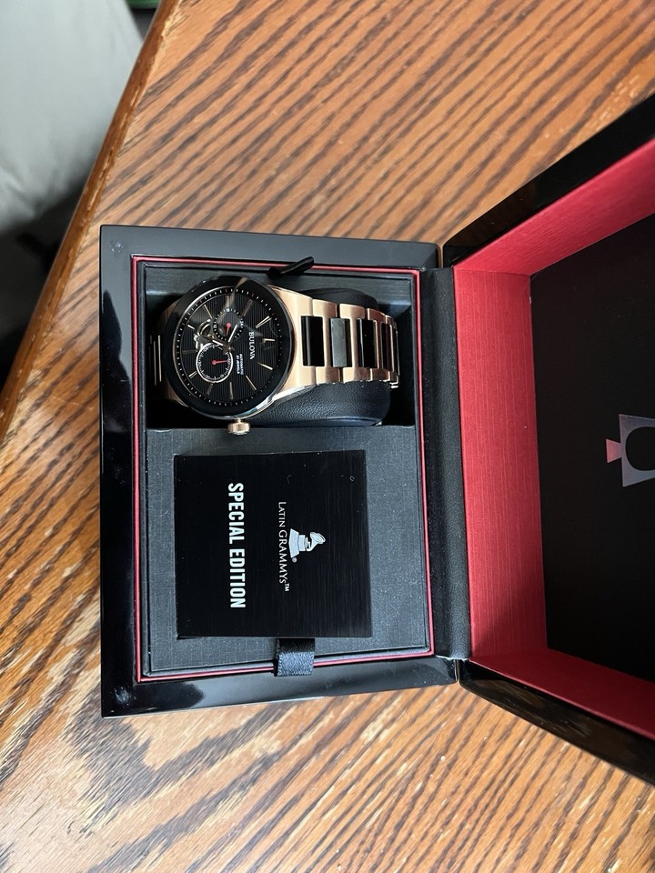 Bulova Men's Watch 98A236 Latin Grammy Edition 42429570191| eBay