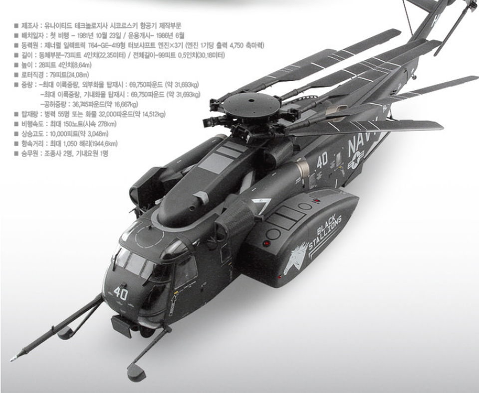 Academy U.S. Navy MH-53E Sea Dragon Helicopter Model Kit #12703 | eBay