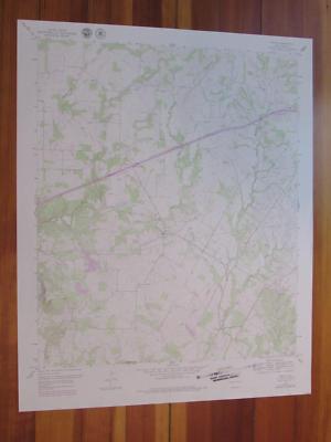 Brock Texas 1979 Original Vintage USGS Topo Map | eBay
