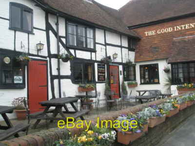 Photo 6x4 Garden of The Good Intent Petersfield Too early to be sitting ...