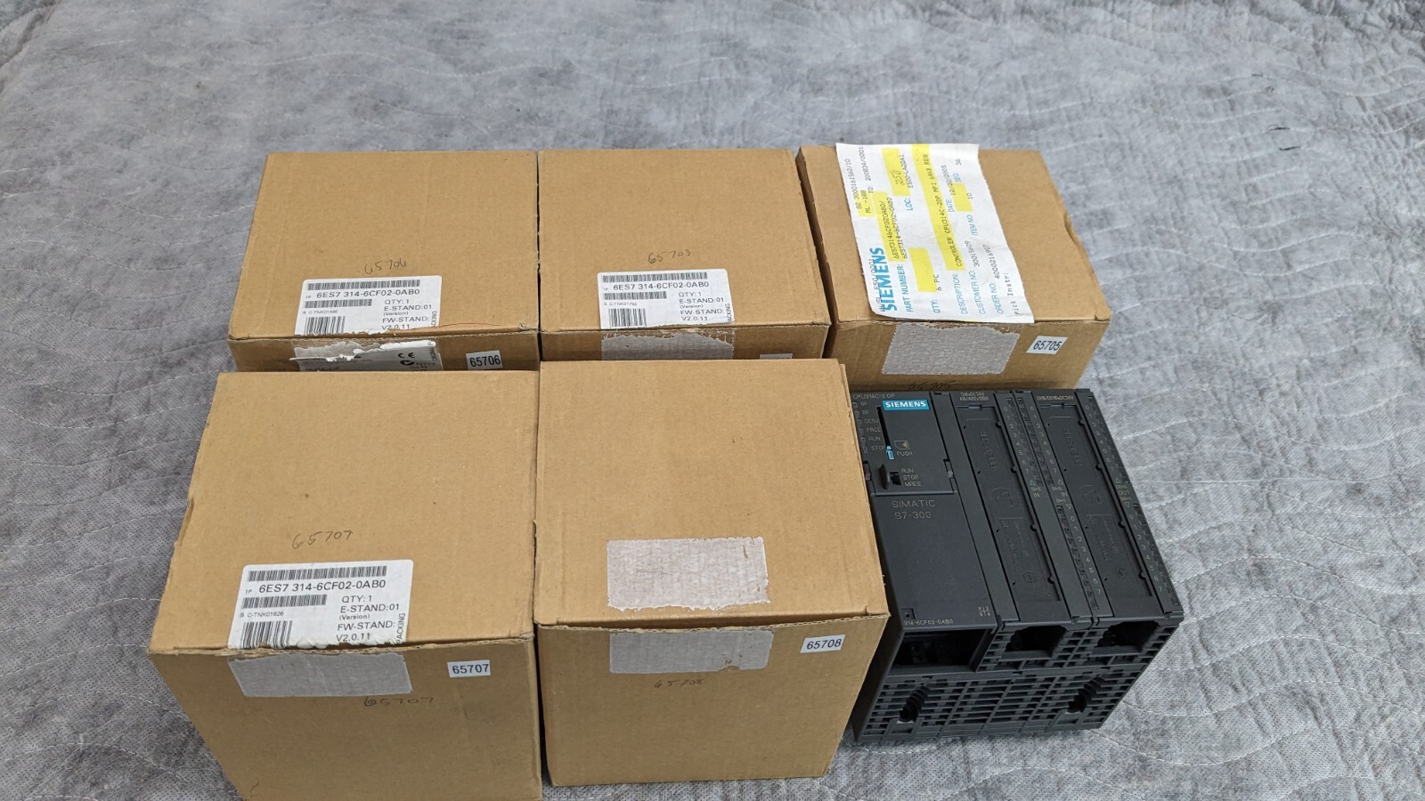 1 PC Siemens 6ES7314-6CF02-0AB0 SIMATIC S7-300 CPU 314C-2DP New Unused ...