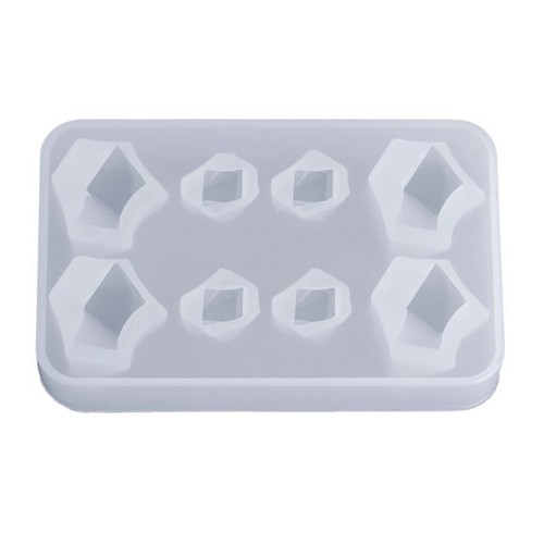 Irregular Stone Silicone Mold Geometric Epoxy Resin Mold Pendant for ...