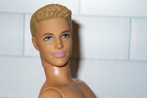 Mattel Fashionistas Barbie Doll ~ KEN DOLL ~ Molded Light Tan Blondish ...