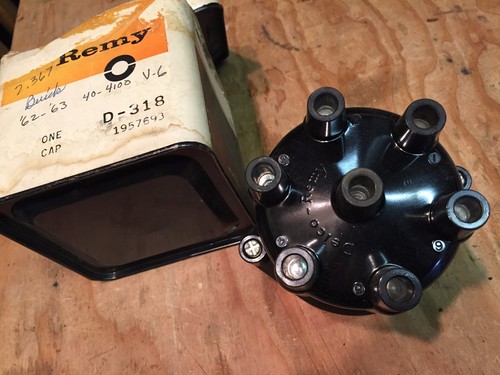 1962 63 64 65 66 BUICK SPECIAL 6 CYLINDER NOS GM DELCO DISTRIBUTOR CAP ...