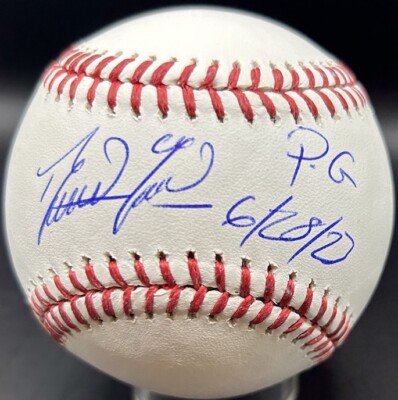 Domingo German Signed Perfect Game Signed Auto Baseball | eBay