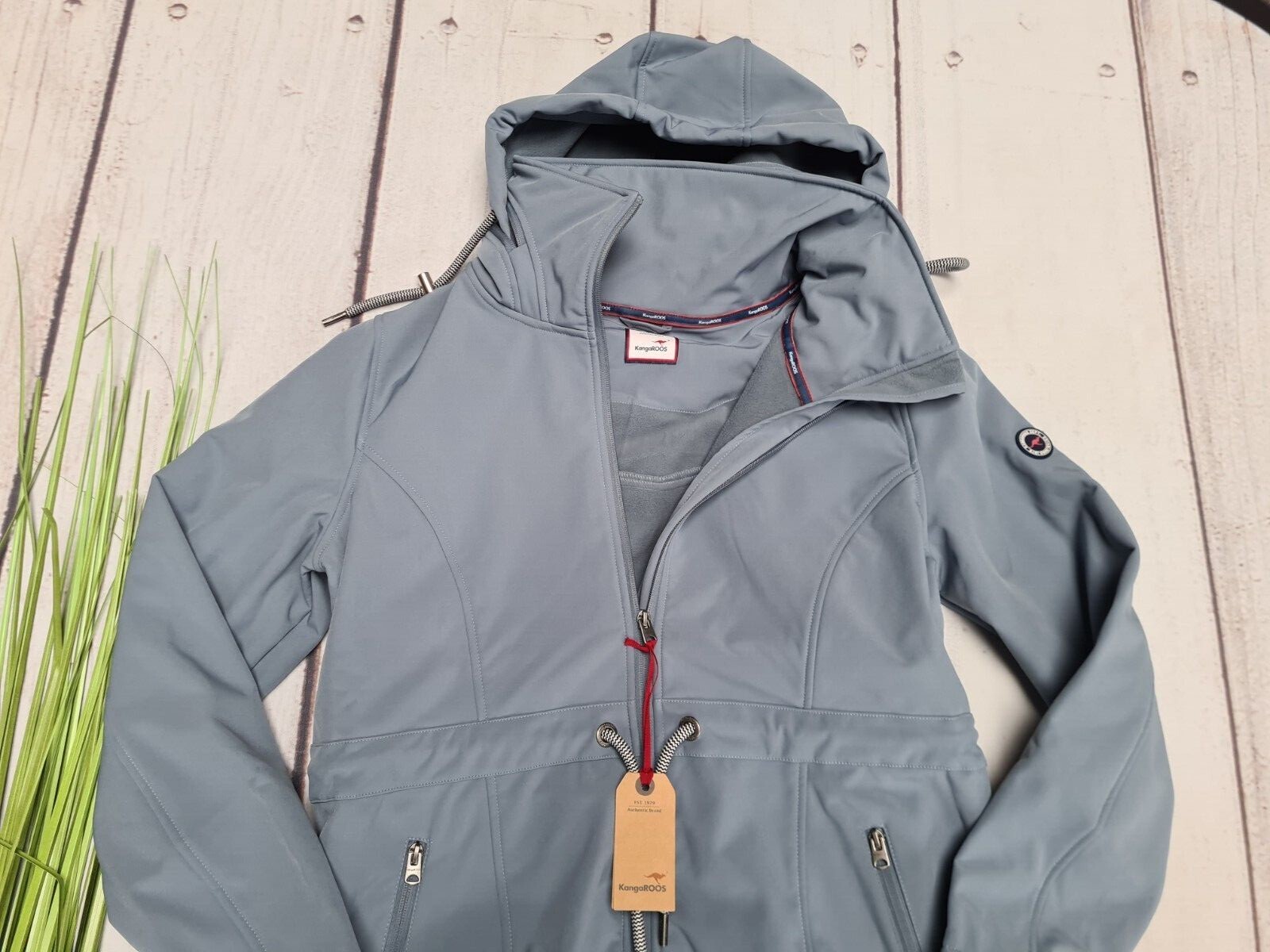 Kangaroos Jacke Parka Softshell Gr. 44 bis 50 blau Damen (2 028) NEU | eBay.de