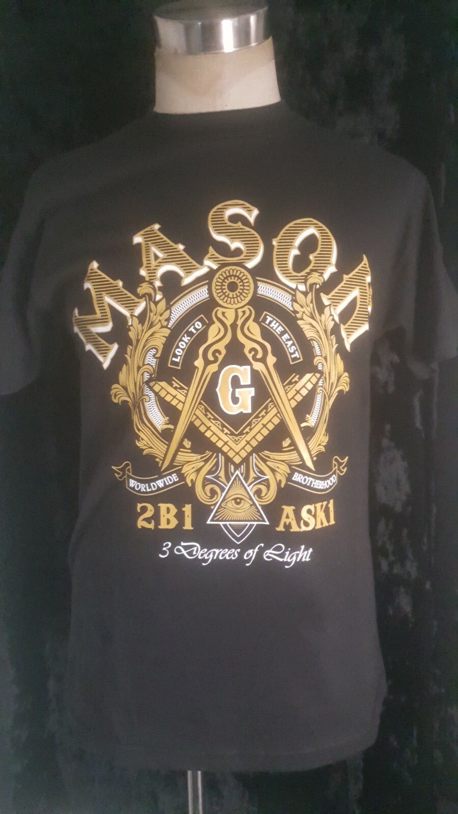 Masonic Freemason short sleeve T-shirt 2B1ASK1 Masonic Freemason T ...