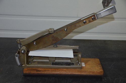 Thwing Albert JDC Precision Sample Cutter 15 w/ Base - 10" x 5/8 ...