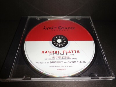 UNSTOPPABLE by RASCAL FLATTS-Rare Collectible Promotional CD Single w ...