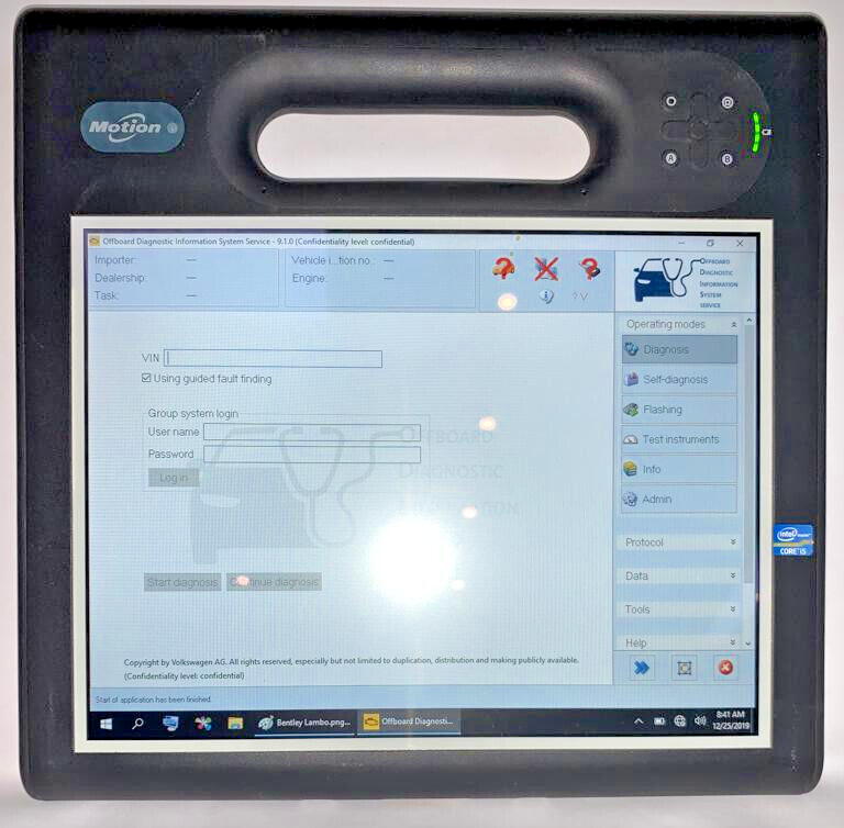 DEALER ODIS VOLKWAGEN AUDI DIAGNOSTICS PROGRAM GFF- INTEL SSD WIFI FAST ...