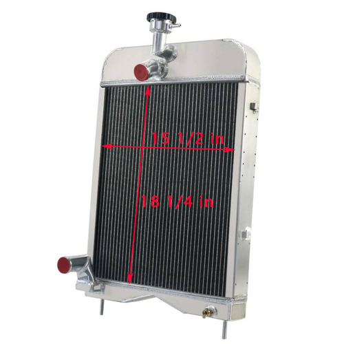 Aluminum Radiator Cooler For Massey Ferguson 135 20 2135 1660499M92 ...