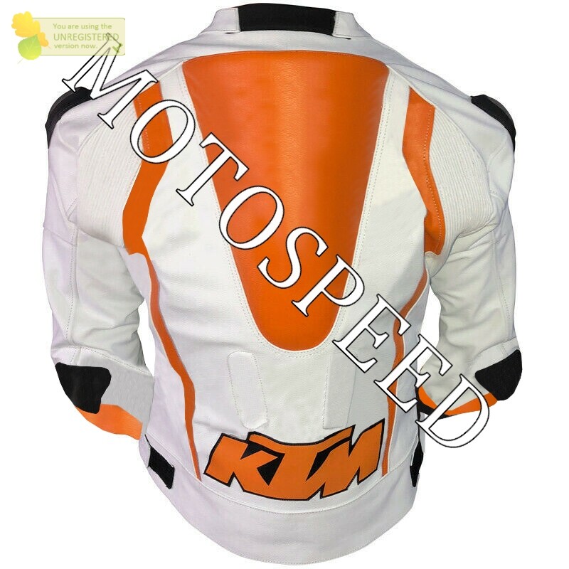 KTM Duke Mens Motorcycle Leather Jacket Race MOTOGP CE Leather Biker ...
