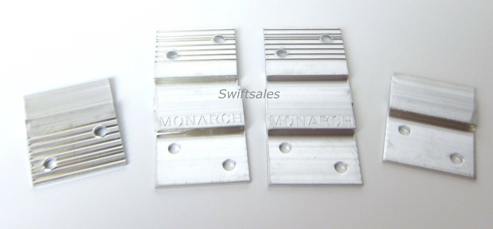 Monarch MF625 1-1/2" Z-Clip w/ 5/8" Lift-Off & Holes - Lot Of Eight (8 ...