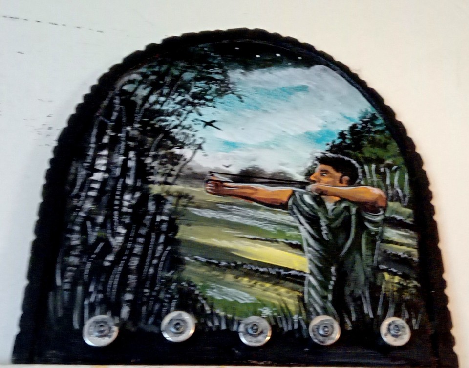 Hand painted catapult pĺaque | eBay UK