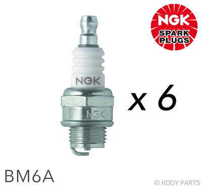BM6A [NGK SPARK PLUGS] - Quantity: 6 Plugs (EQUIVALENT CJ8) | eBay ...