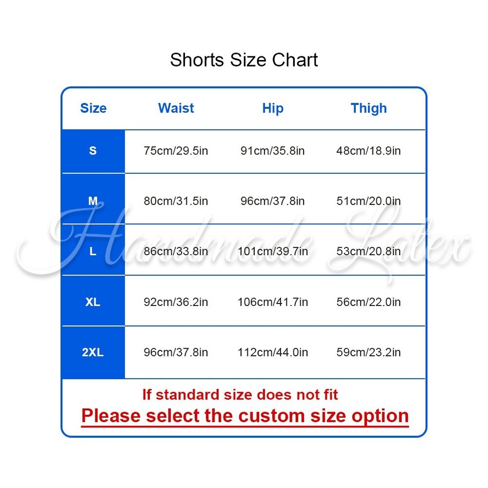 Loose Latex Boxer Shorts Rubber Underpants Fetish Clubwear Outfits No ...