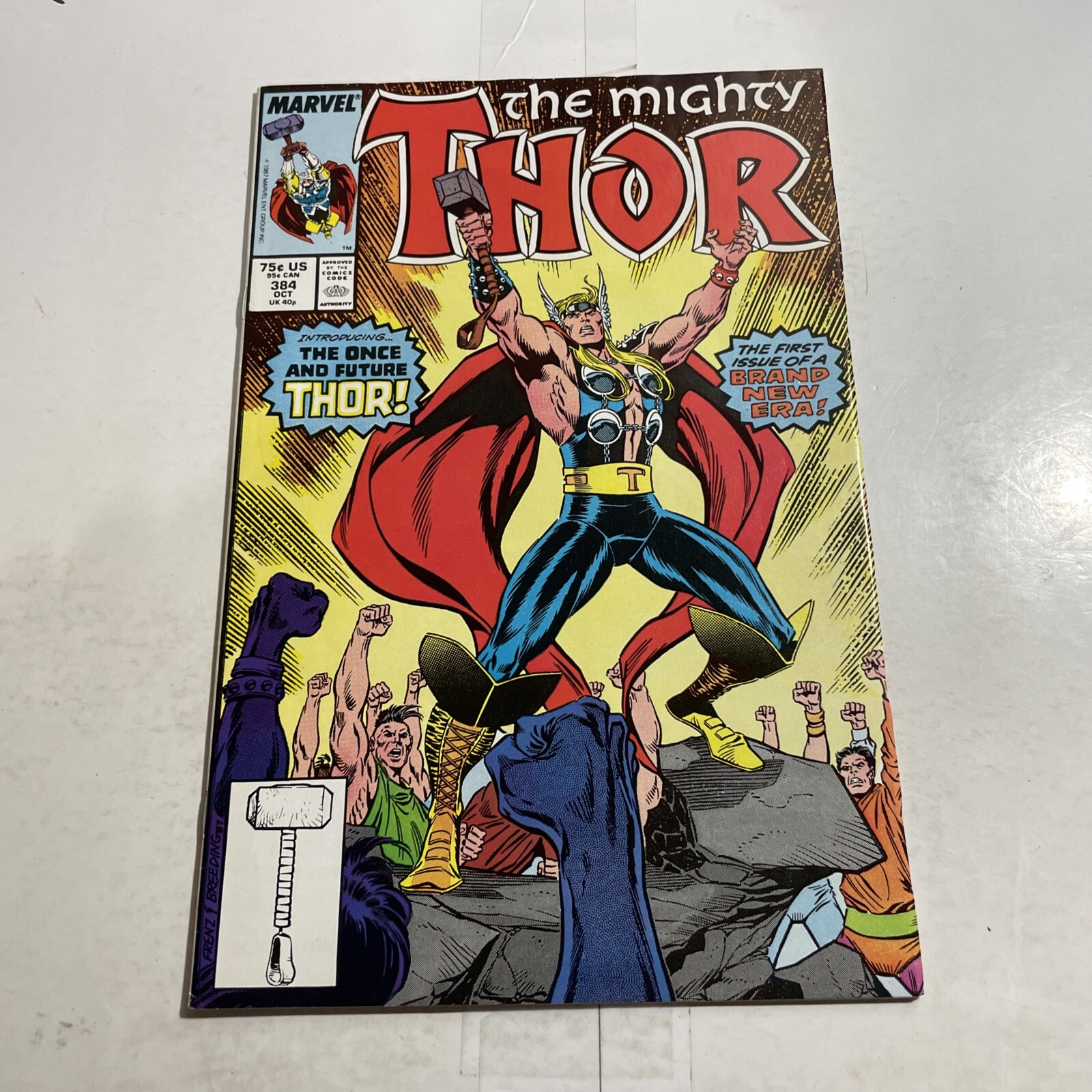 Marvel The Mighty Thor #384 1987 1st appearance of Thor (Dargo Ktor) | eBay