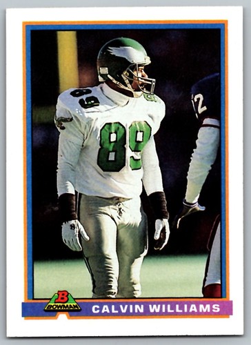 1991 BOWMAN CALVIN WILLIAMS PHILADELPHIA EAGLES #413 | eBay