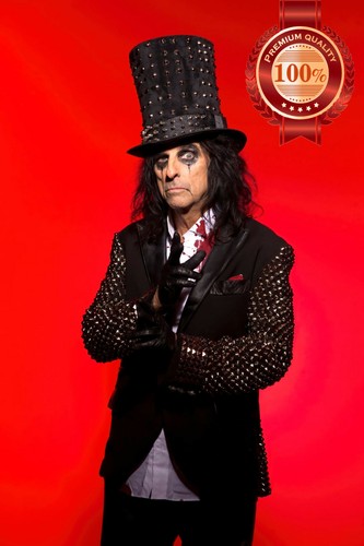 ALICE COOPER TOP HAT RED MUSIC BAND PHOTO ORIGINAL PRINT PREMIUM POSTER ...
