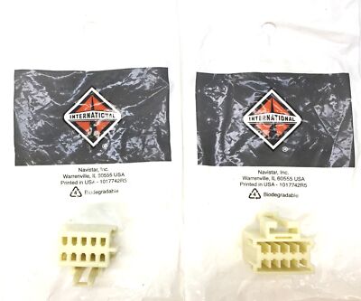 International Navistar 10-Way Male Body Connector 3540612C1 [Lot of 2 ...