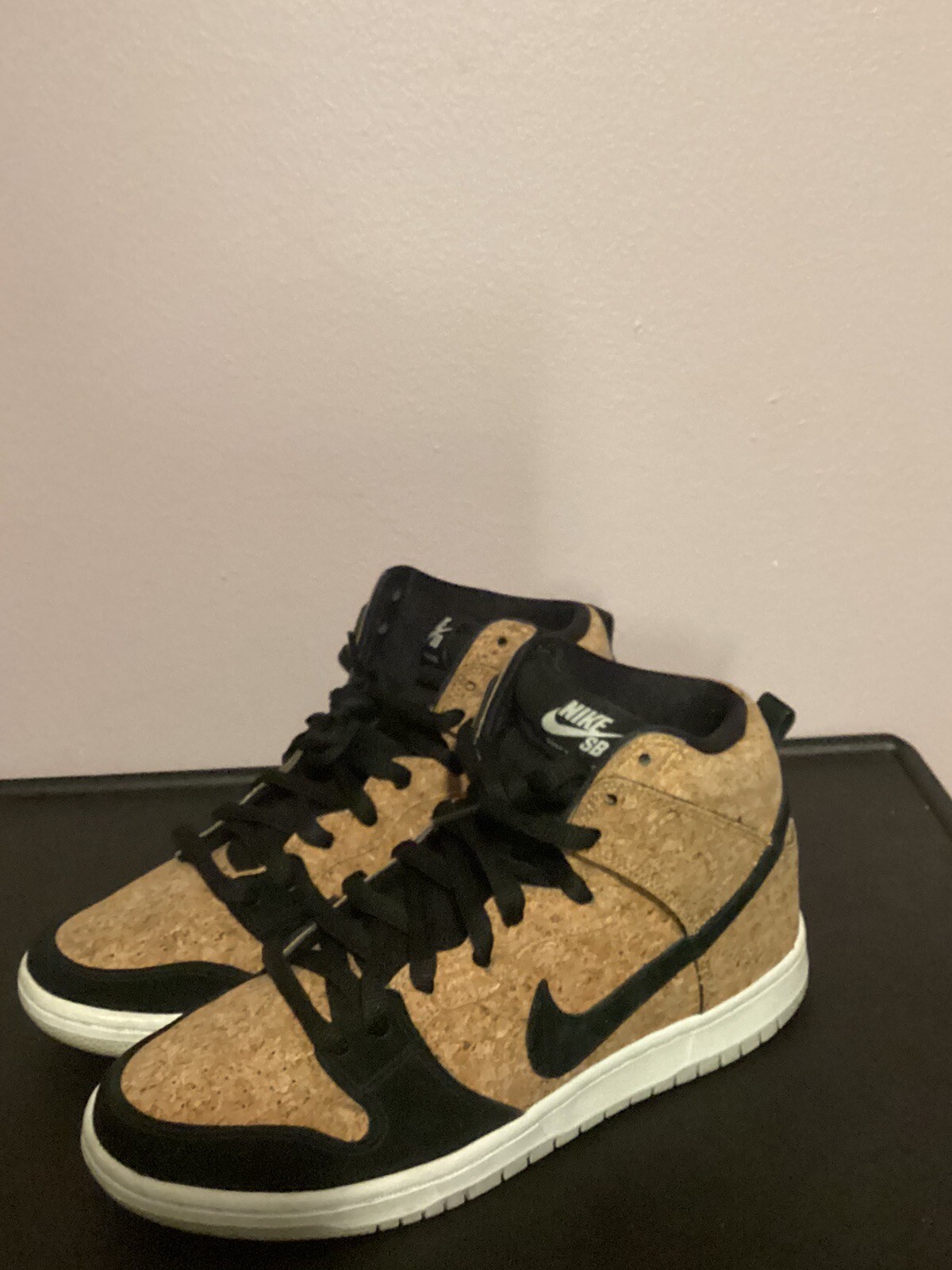 Nike SB Dunk High Premium Cork 2015 9M 10.5w | eBay