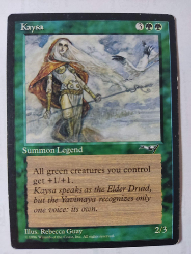 MAGIC MTG - VO Kaysa, Edition Alliances | eBay
